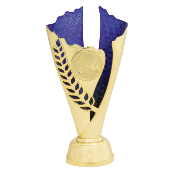Custom Trophy - Spirit Cup - Blue / Gold - Trophies & Awards - Trophies