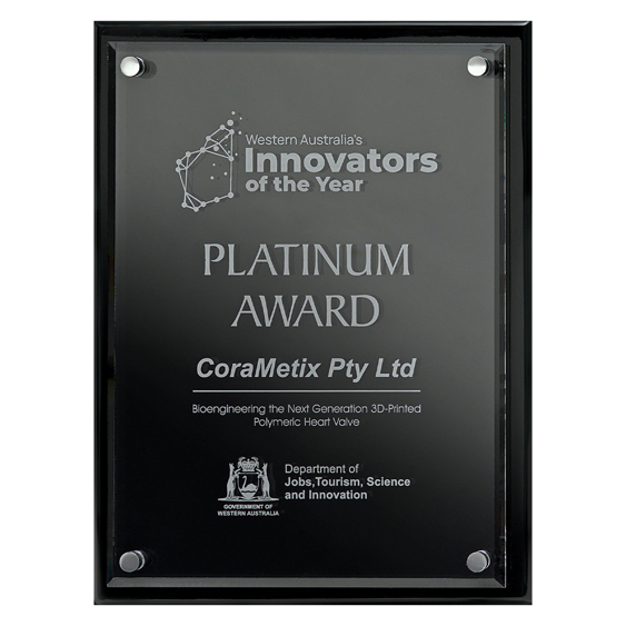 Premium Plaques - Advantage Acrylic - Black - Trophies & Awards - Trophies