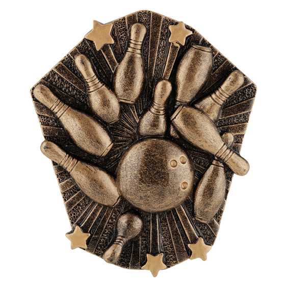 Cosmos Series - Tenpin Gold Front - Trophies & Awards - Trophies