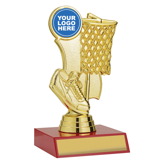 Netball Trophy - Netball Red Column - Trophies & Awards - Trophies