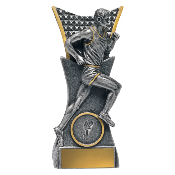 Athletics Trophy - Male Running Athlete - Trophies & Awards - Trophies