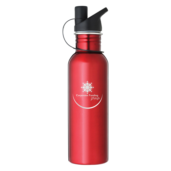 Custom Drinkware - Red Water Bottle - Trophies & Awards - Trophies