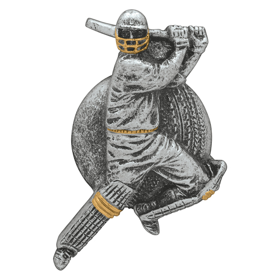 Peak Series - Male Batting Silver Front - Trophies & Awards - Trophies