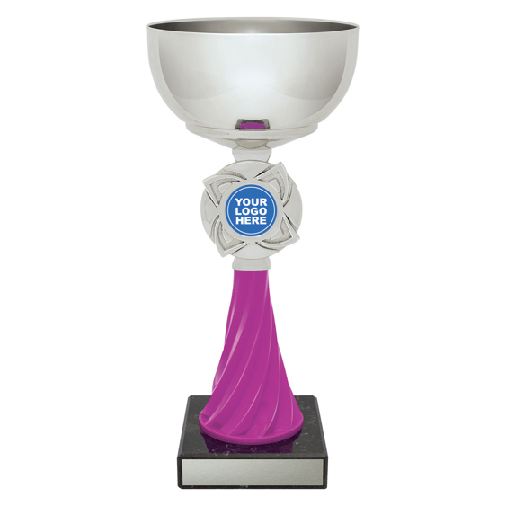 Budget Cups - Pink Spiral Cup - Trophies & Awards - Trophies
