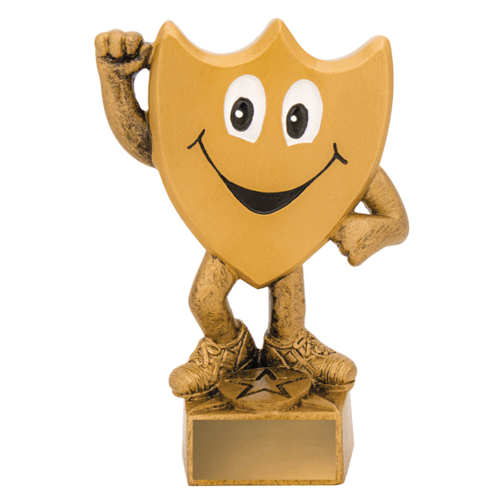 Novelty Trophy - Mini Shield Character - Trophies & Awards - Trophies