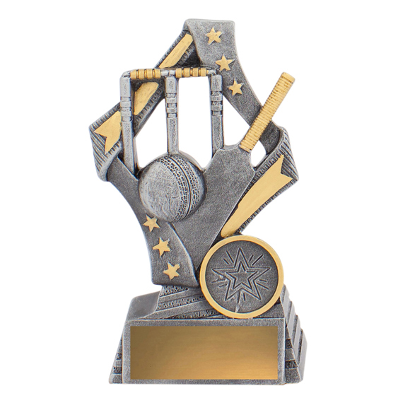 Cricket Trophy - Flag Theme - Trophies & Awards - Trophies
