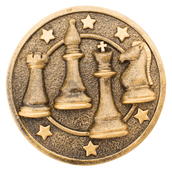Spartan Series - Chess Gold Front - Trophies & Awards - Trophies