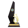 Netball Trophy - Black Starboard - Trophies & Awards - Trophies