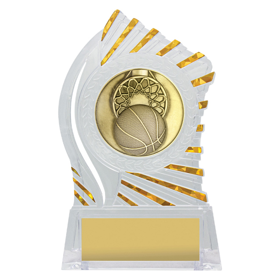 Basketball Trophy - Solar Award Gold & Clear - Trophies & Awards - Trophies