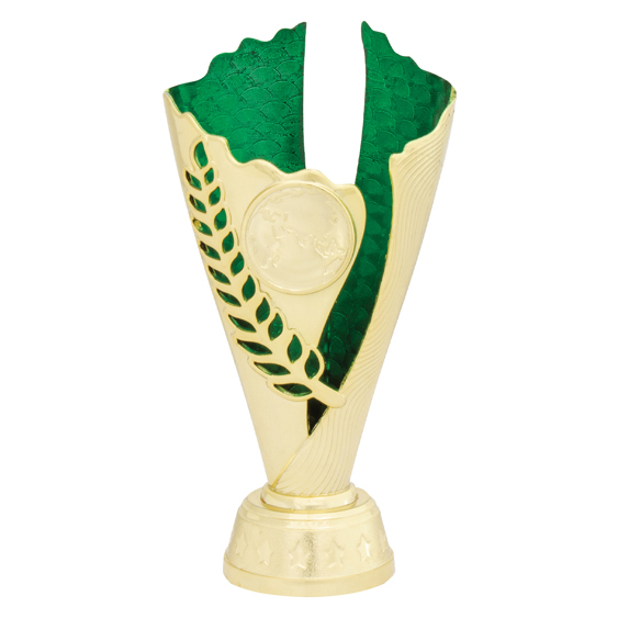 Custom Trophy - Spirit Cup - Green / Gold - Trophies & Awards - Trophies