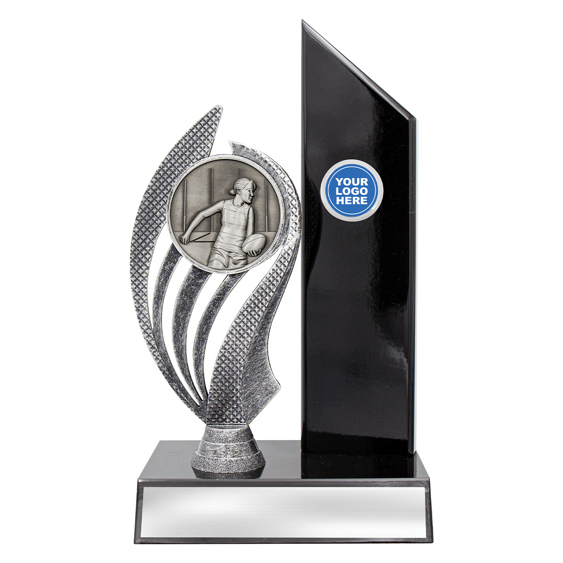 Aussie Rules - Gloss Black Wing - Female - Trophies & Awards - Trophies