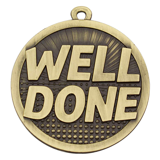 Personalised Medals - Well Done WatchWord - Trophies & Awards - Trophies