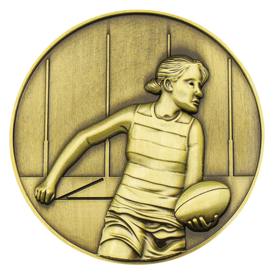 Prestige Metal - Aussie Rules - Female Metal Centre - Trophies & Awards - Trophies