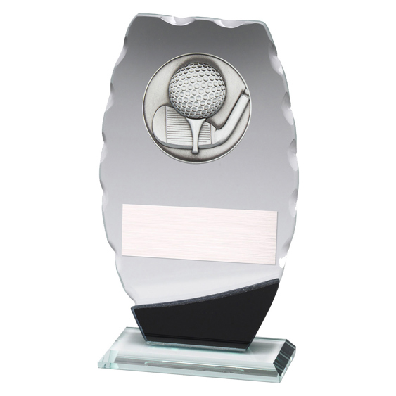 Golf Award - Clipped Oval Glass - Trophies & Awards - Trophies